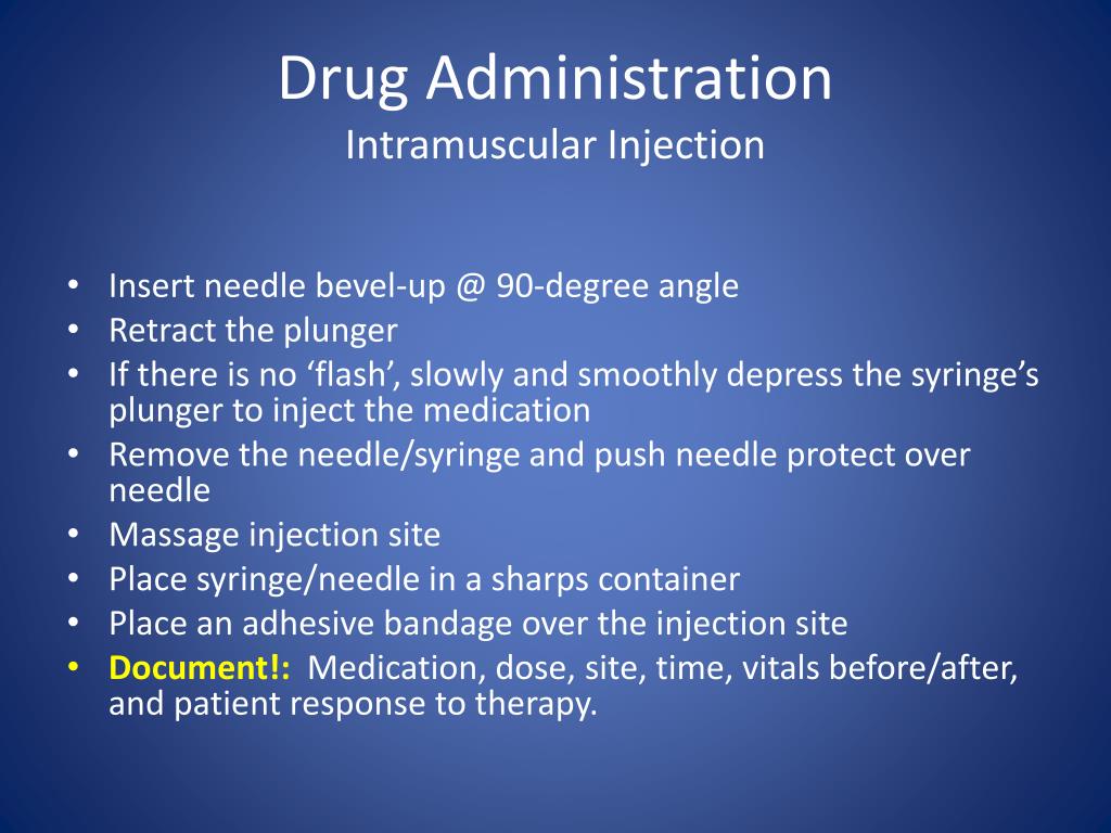 PPT - IM Epinephrine Administration by the EMT PowerPoint Presentation ...