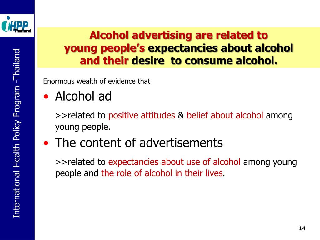 PPT - The Impact of Alcohol Advertising: Young People & Commercial ...