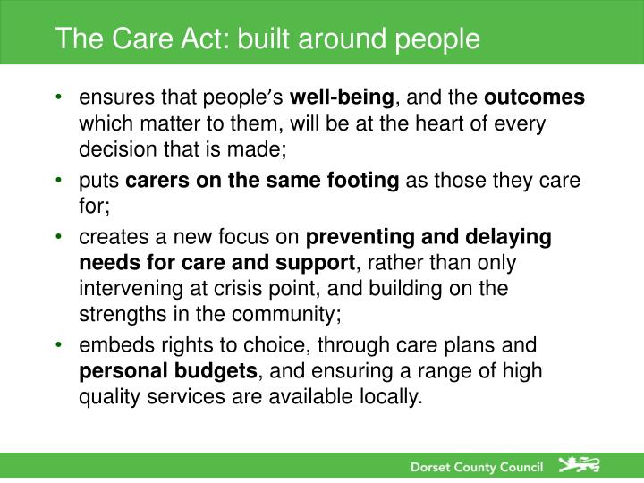 PPT - Care Act 2014 PowerPoint Presentation - ID:6252821