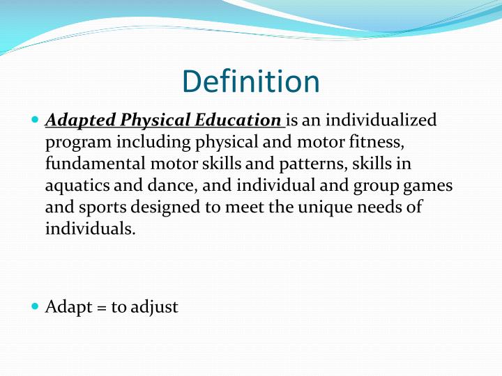 PPT - Chapter 1: Introduction to Adapted Physical Education and Sport ...