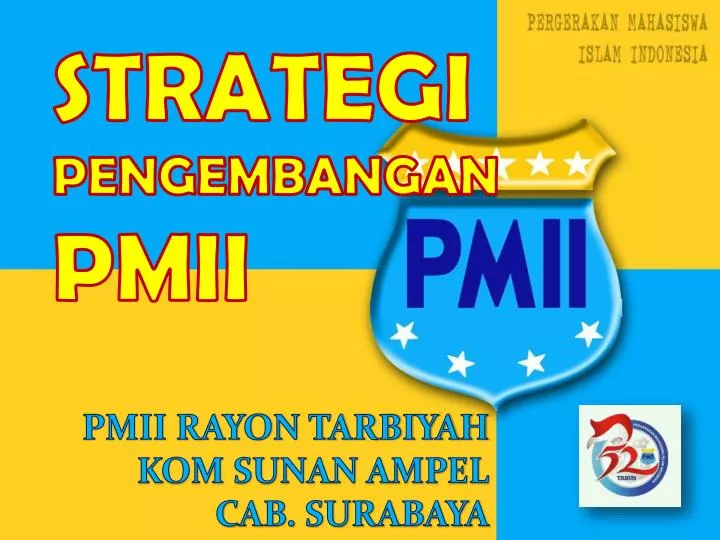 PPT - STRATEGI PENGEMBANGAN PMII PowerPoint Presentation, free download ...