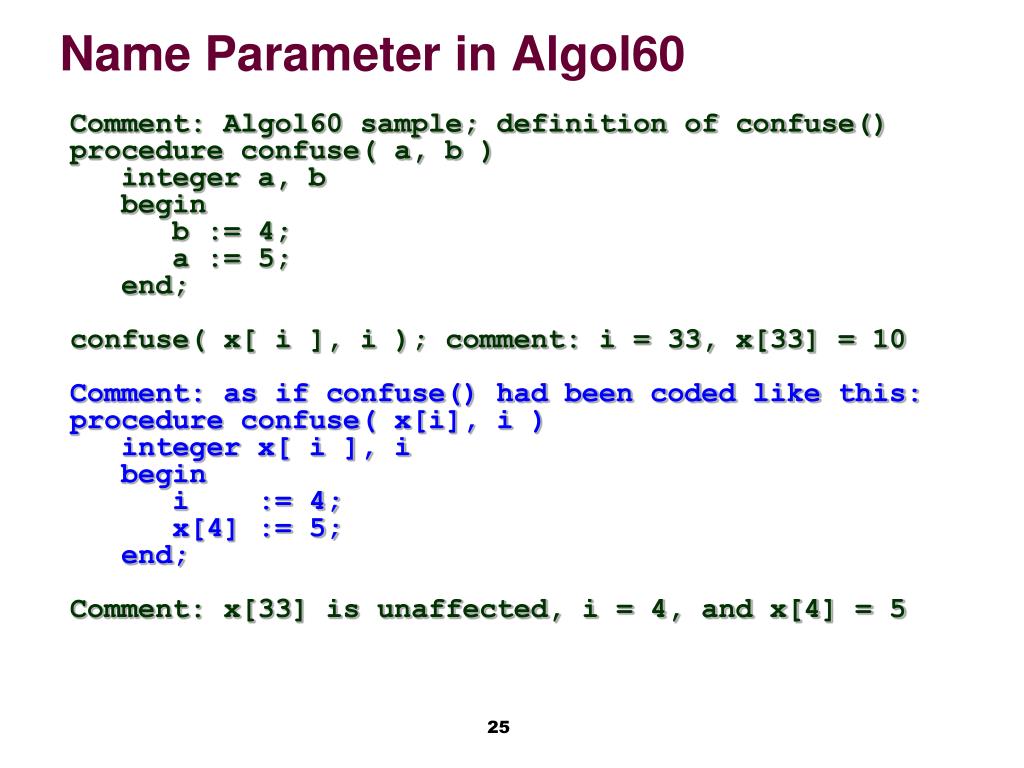 Ppt Cs 201 Computer Systems Programming Chapter 18 Parameter Passing ” Powerpoint
