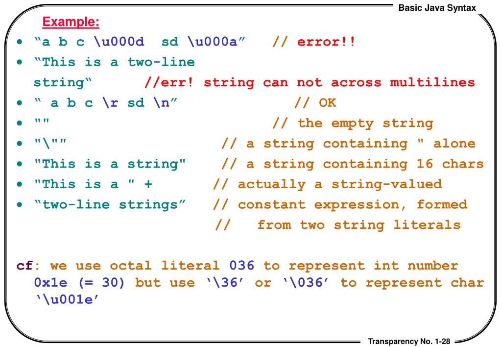 PPT - Lecture 2. Basic Java Syntax PowerPoint Presentation, free ... PPT - Lecture 2. Basic Java Syntax PowerPoint Presentation, free ...