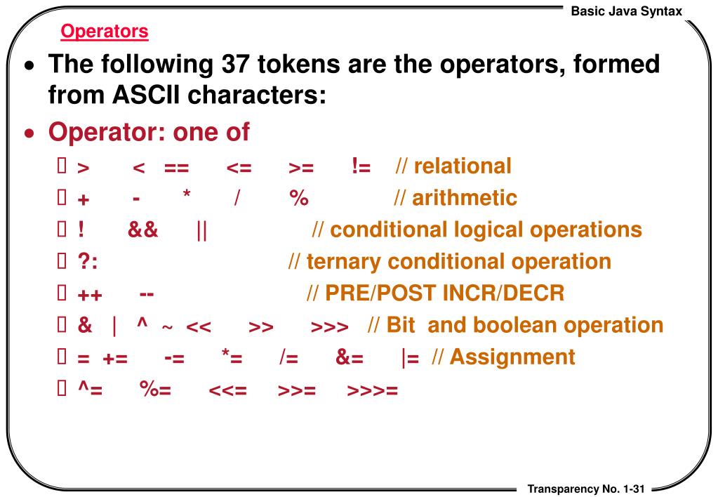 PPT - Lecture 2. Basic Java Syntax PowerPoint Presentation, free ... PPT - Lecture 2. Basic Java Syntax PowerPoint Presentation, free ...