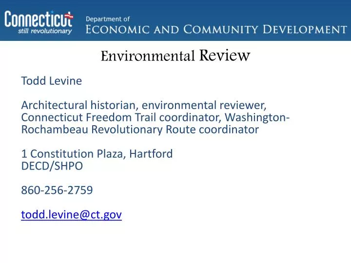 PPT - Environmental Review PowerPoint Presentation, free download - ID ...