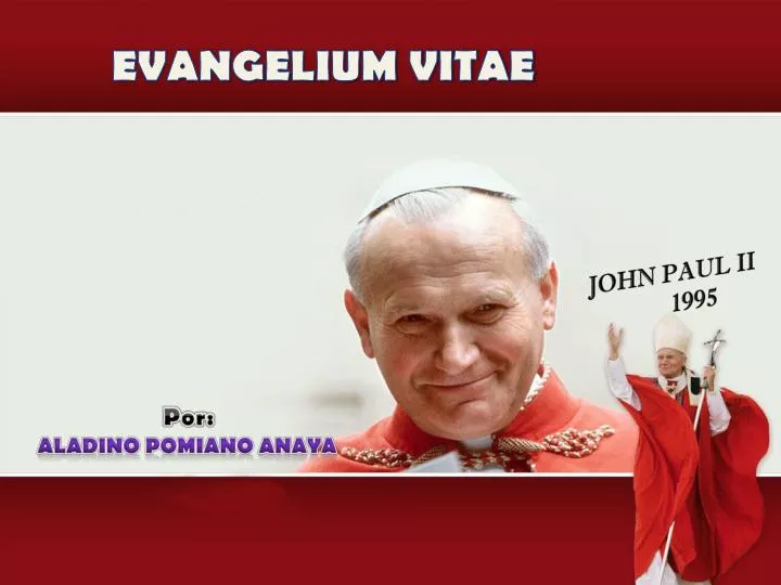 PPT - EVANGELIUM VITAE PowerPoint Presentation, free download - ID:6260579