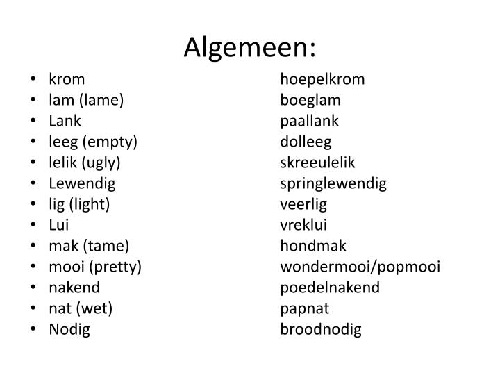 PPT - Intensiewe vorm PowerPoint Presentation - ID:6263184