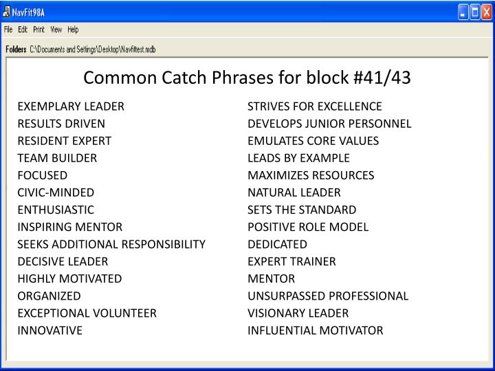 PPT - USNA Evaluation/Fitness Report Training PowerPoint Presentation ...