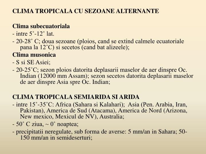 PPT - CLIMATELE TERREI PowerPoint Presentation - ID:6267015