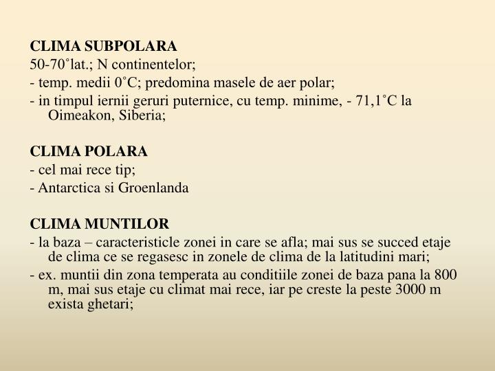 PPT - CLIMATELE TERREI PowerPoint Presentation - ID:6267015