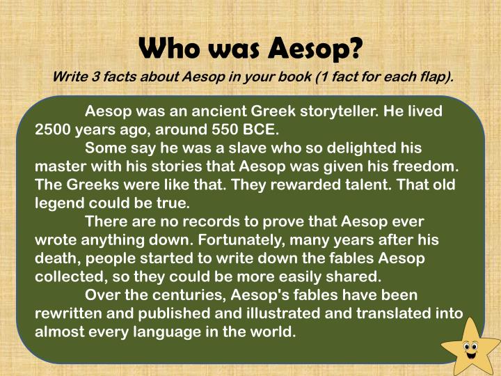 PPT - Aesop’s Fables PowerPoint Presentation - ID:6267235