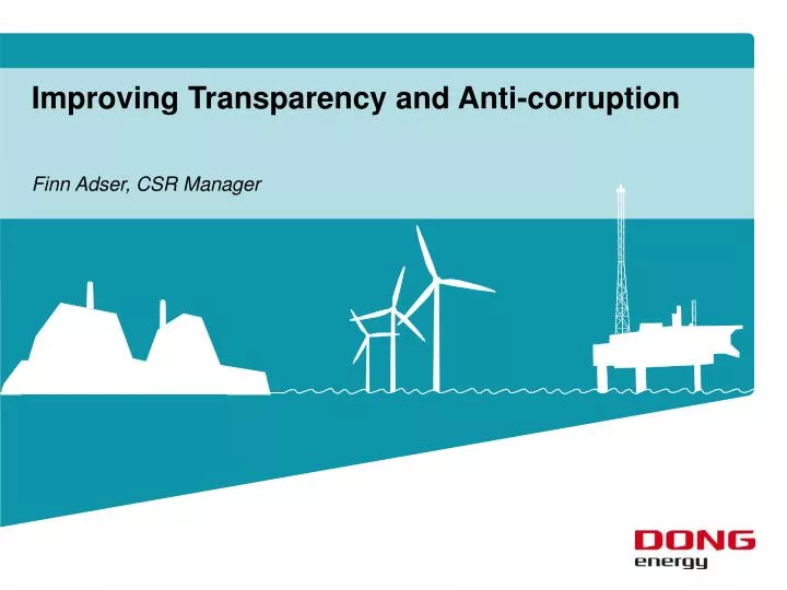 PPT - Improving Transparency and Anti-corruption PowerPoint ...