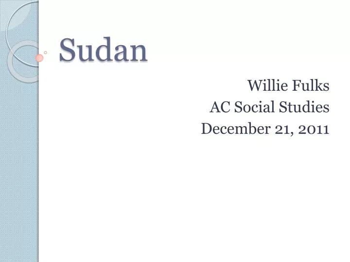 PPT - Sudan PowerPoint Presentation, free download - ID:6268538