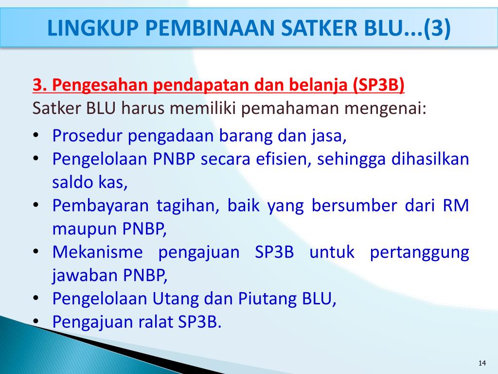 PPT - PEMBINAAN SATKER BLU Oleh Kanwil DJPBN PowerPoint Presentation ...