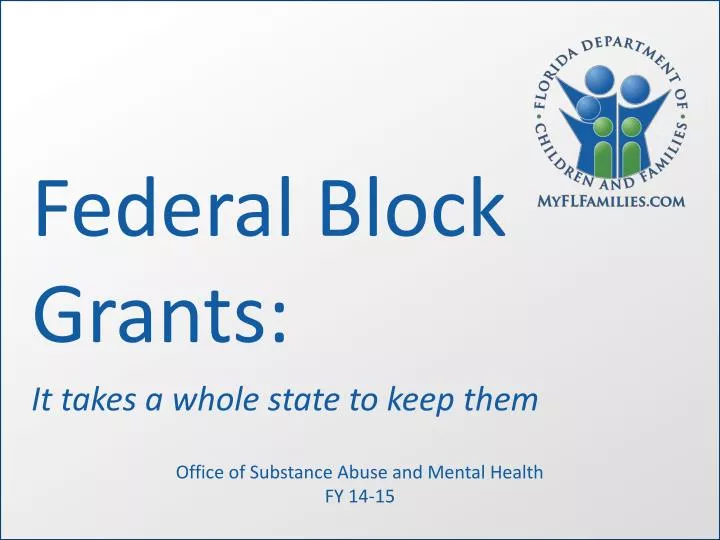 PPT - Federal Block Grants: PowerPoint Presentation, free download - ID ...