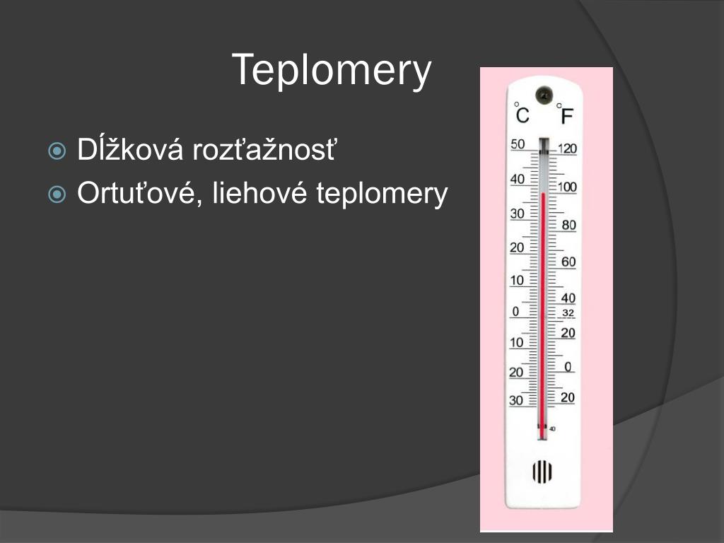 PPT - TEPelnÁ ROZŤAŽNOSŤ LÁTOK PowerPoint Presentation, free download ...
