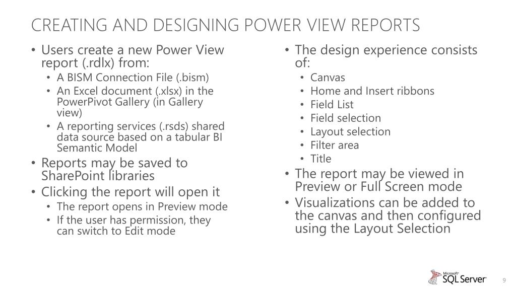 PPT - WHAT’S NEW IN sql Server 2012 REPORTING SERVICES PowerPoint ...