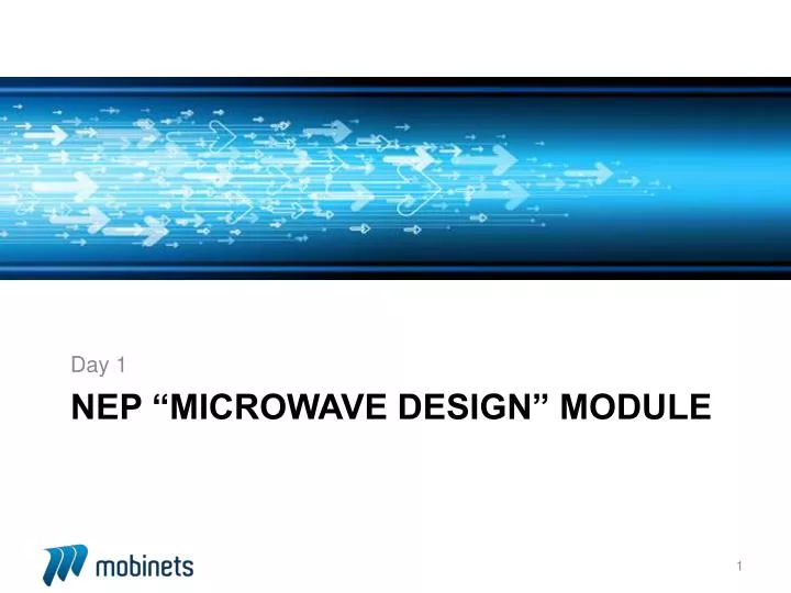 PPT - NEP “Microwave Design” Module PowerPoint Presentation, free ...