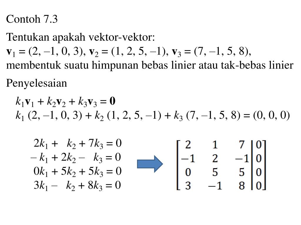 PPT - BAB VII RUANG VEKTOR UMUM PowerPoint Presentation, free download ...