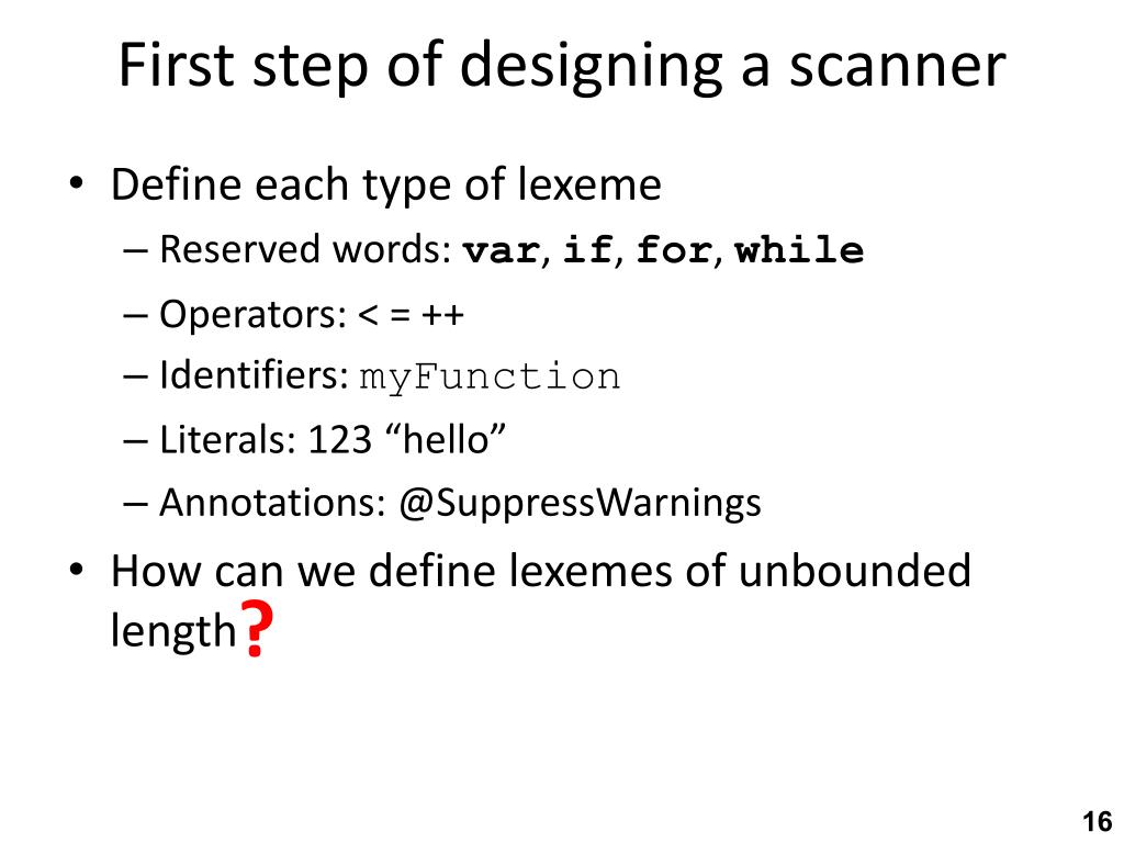 PPT - Fall 2014-2015 Compiler Principles Lecture 1: Lexical Analysis PowerPoint Presentation ...