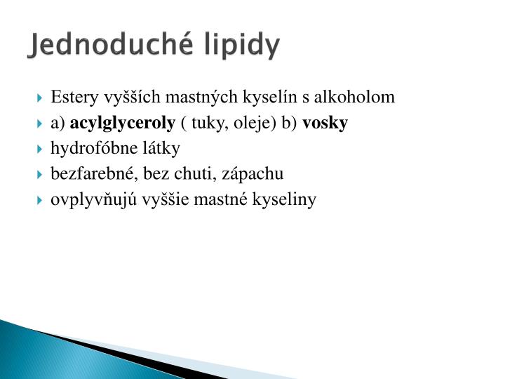 PPT - Lipidy PowerPoint Presentation - ID:6275407