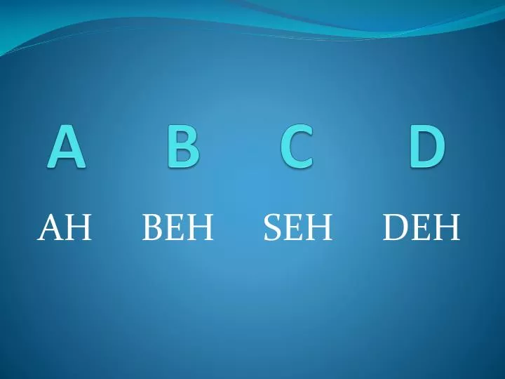 PPT - A B C D PowerPoint Presentation, free download - ID:6276104