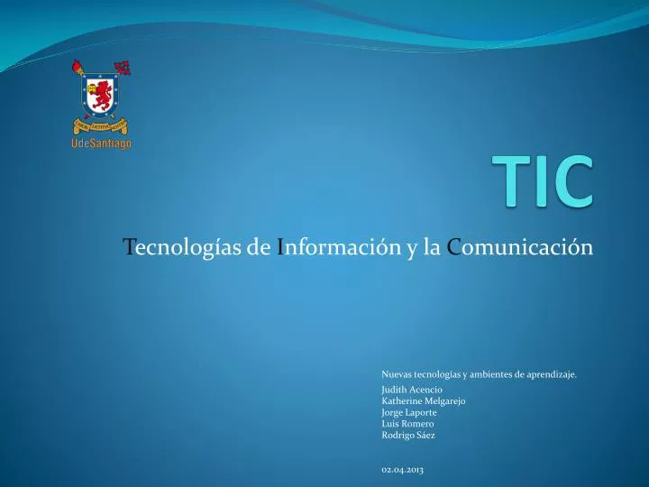 PPT - TIC PowerPoint Presentation, free download - ID:6277892