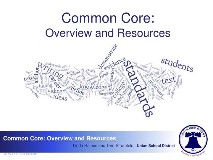 PPT - Common Core: Overview and Resources PowerPoint Presentation, free ...