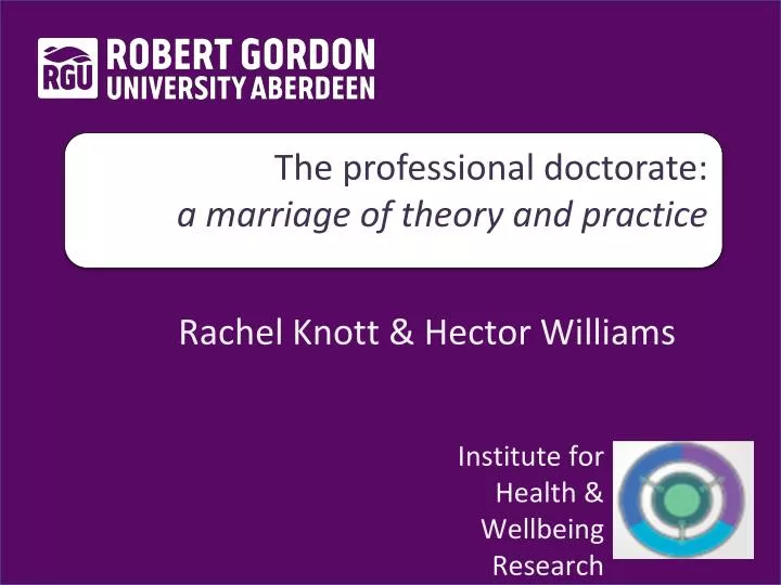 PPT - Rachel Knott & Hector Williams PowerPoint Presentation, free ...