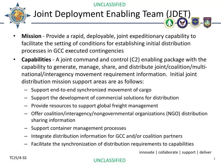 PPT - Joint Deployment Enabling Team (JDET) PowerPoint Presentation ...