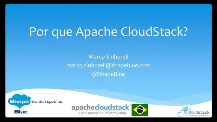 PPT - Por que Apache CloudStack? PowerPoint Presentation, free download - ID:6281648