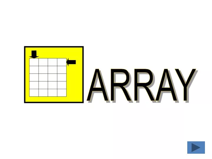 Ppt Array Powerpoint Presentation Free Download Id6282363