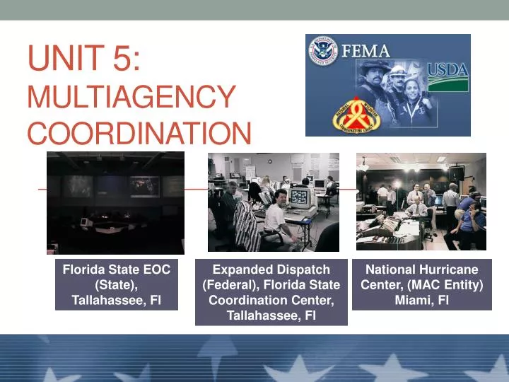 PPT - Unit 5: Multiagency Coordination PowerPoint Presentation, free ...