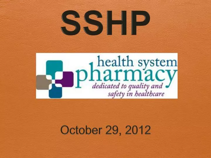 PPT - SSHP PowerPoint Presentation, free download - ID:6284613