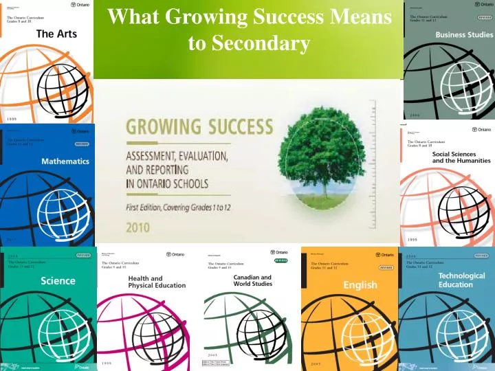 PPT - What Growing Success Means to Secondary PowerPoint Presentation ...
