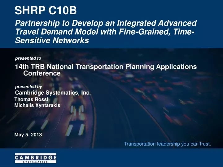 PPT - SHRP C10B PowerPoint Presentation, free download - ID:6285870