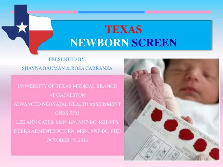 PPT - Texas Newborn Screen PowerPoint Presentation, free download - ID ...