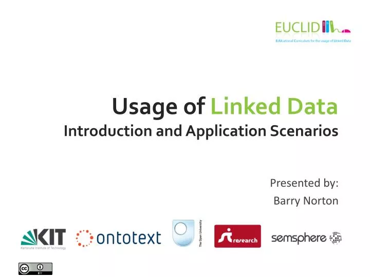 Ppt Usage Of Linked Data Introduction And Application Scenarios 1416