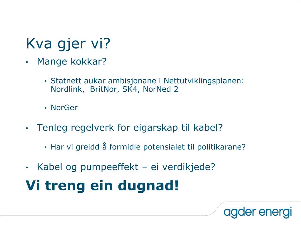 PPT - Framtida for norsk vannkraft PowerPoint Presentation, free ...