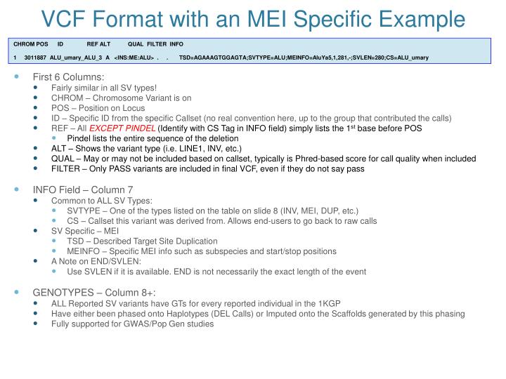 PPT - 1000 Genomes Project Phase III Tutorial Structural Variants (SVs ...
