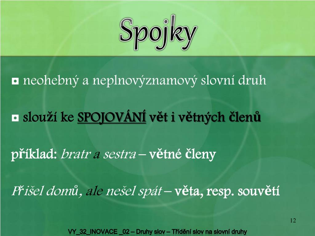 PPT - Metodika k výukovému materiálu Datum vytvoření: 5. 8. 2011 Téma ...