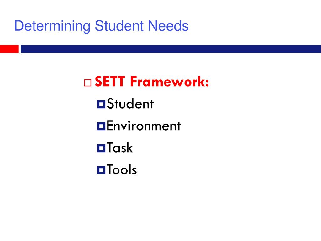 PPT - Empowering Students with Assistive Technology: Navigating Needs ...