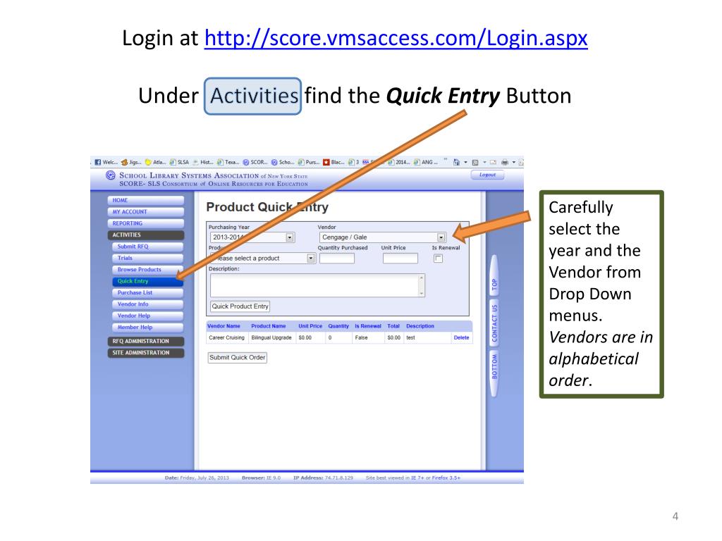 PPT - Quick Entry of Purchases PowerPoint Presentation, free download ...