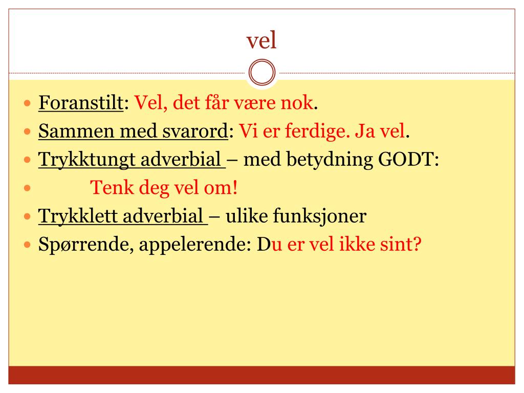 PPT - Små ord med stor betydning PowerPoint Presentation, free download ...