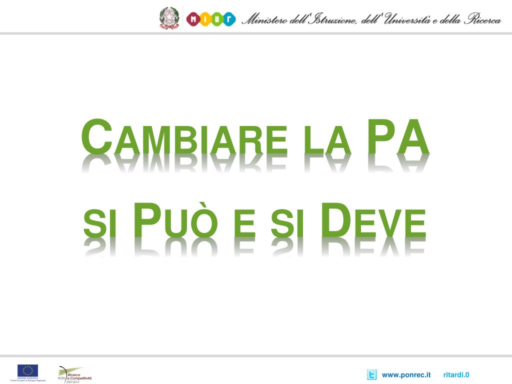 PPT - La Social Innovation cambia la P.A. Il progetto Ritardi.0 ...