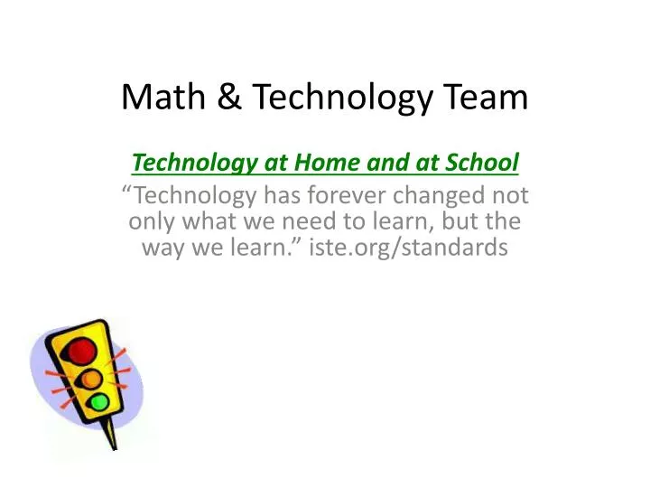 PPT - Math & Technology Team PowerPoint Presentation, free download ...