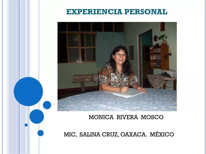 PPT - EXPERIENCIA PERSONAL PowerPoint Presentation, free download - ID ...
