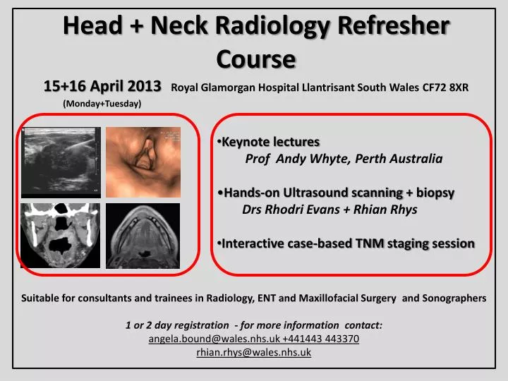 PPT - Head + Neck Radiology Refresher Course PowerPoint Presentation ...