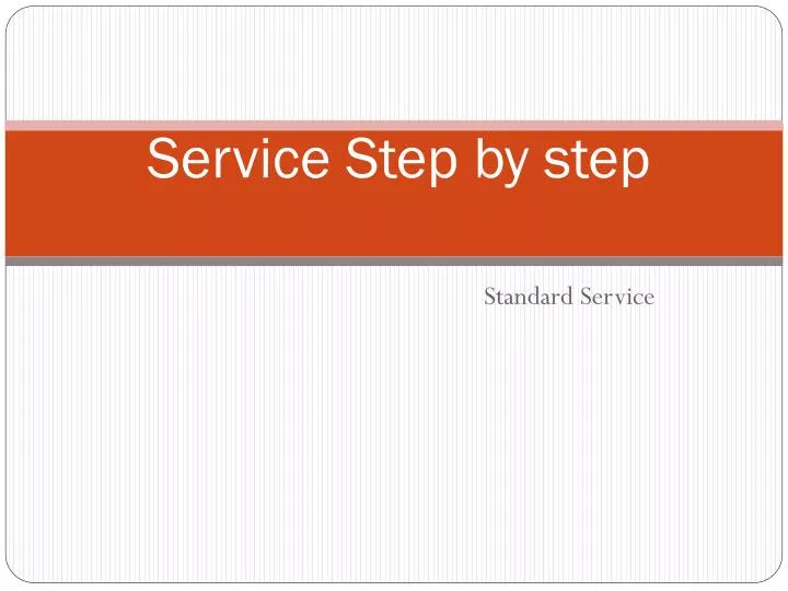 PPT - Service Step by step PowerPoint Presentation, free download - ID ...