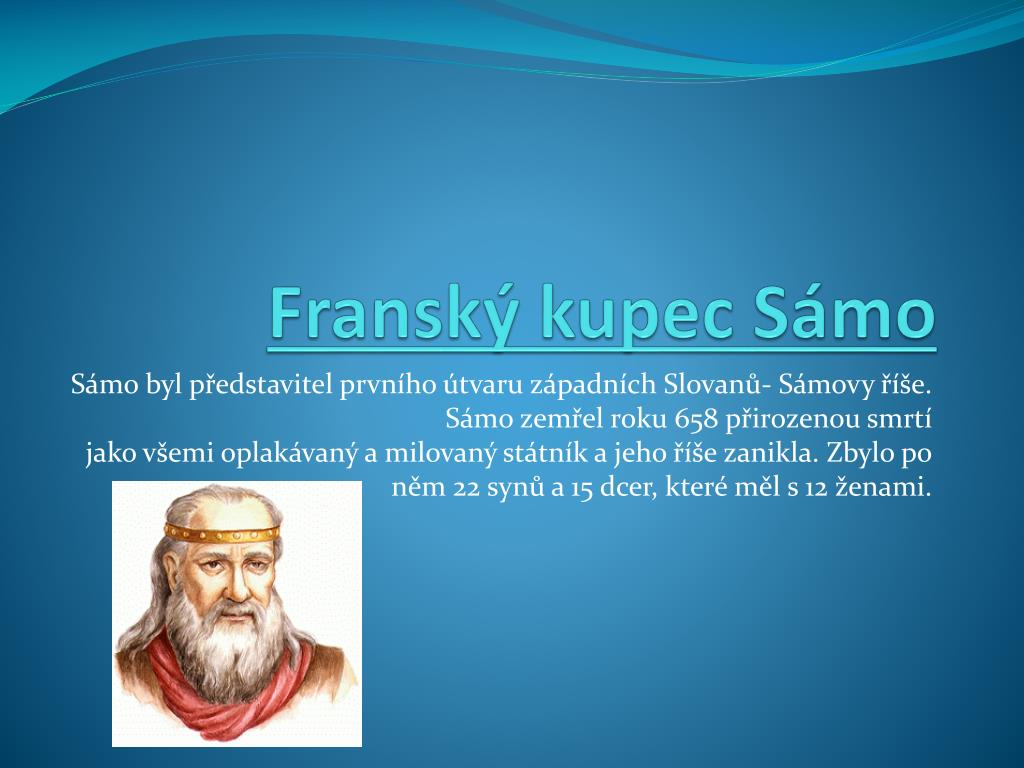 PPT - Franský kupec Sámo PowerPoint Presentation, free download - ID ...
